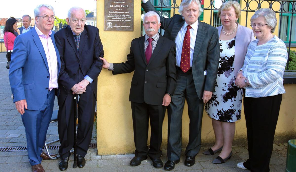 Plaque unveiled to commemorate the life and times of Longford doctor ...