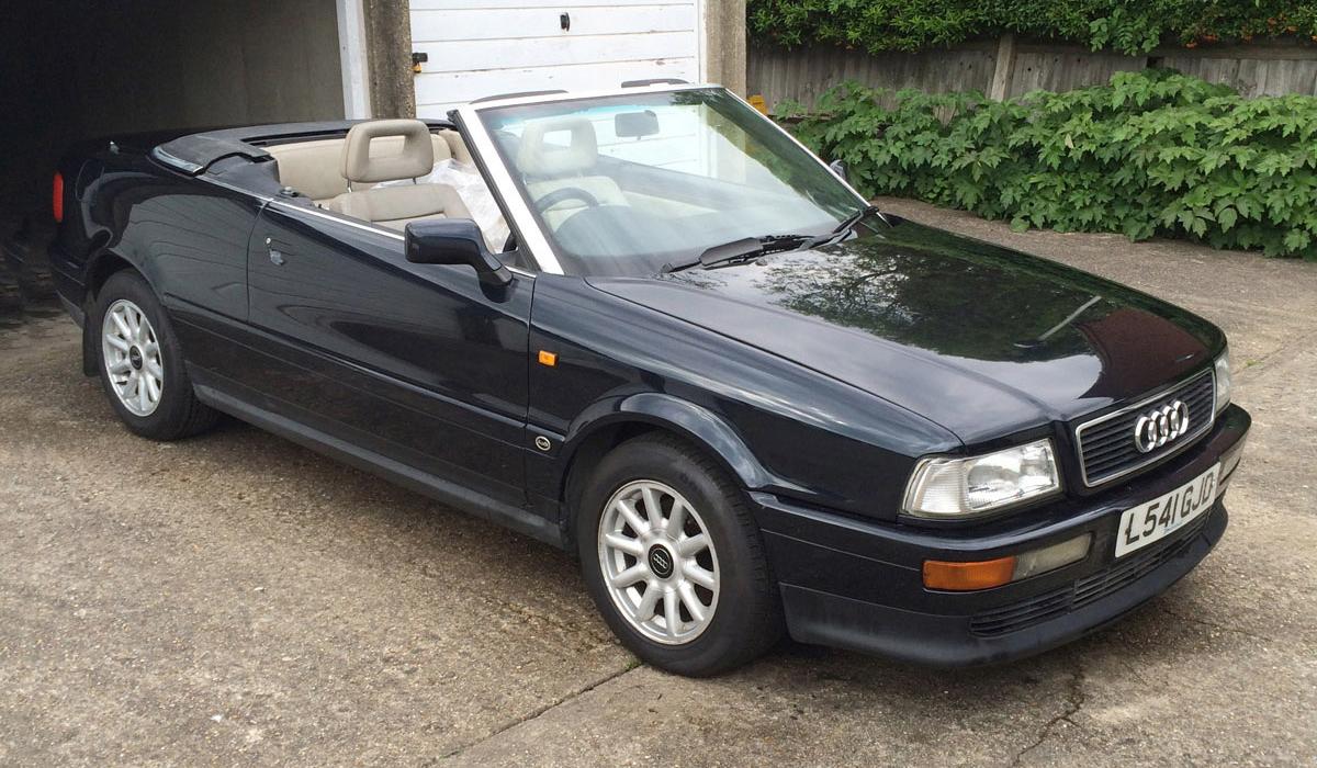 Audi Cabriolet driven by Diana, Princess of Wales is going under the ...