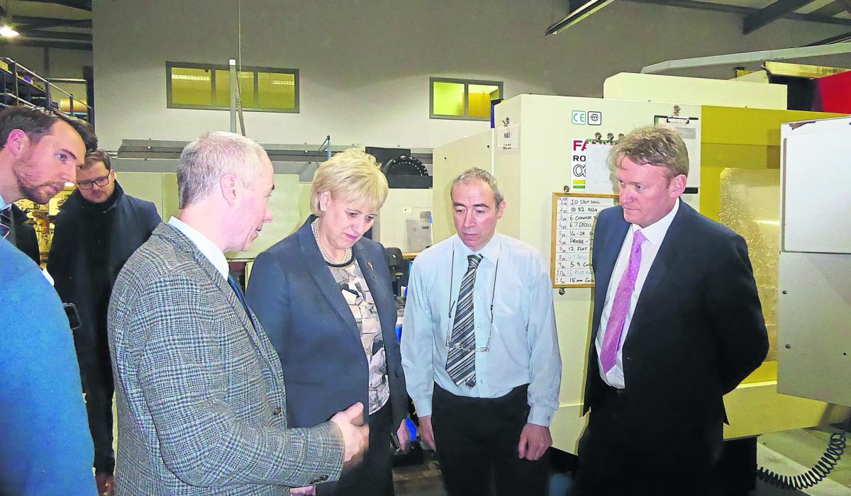 Enterprise Minister takes in visit to Longford engineering firm ...