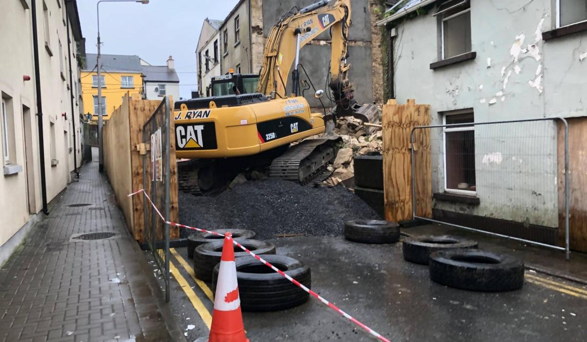 Demolition begins on Great Water Street buildings in Longford town ...