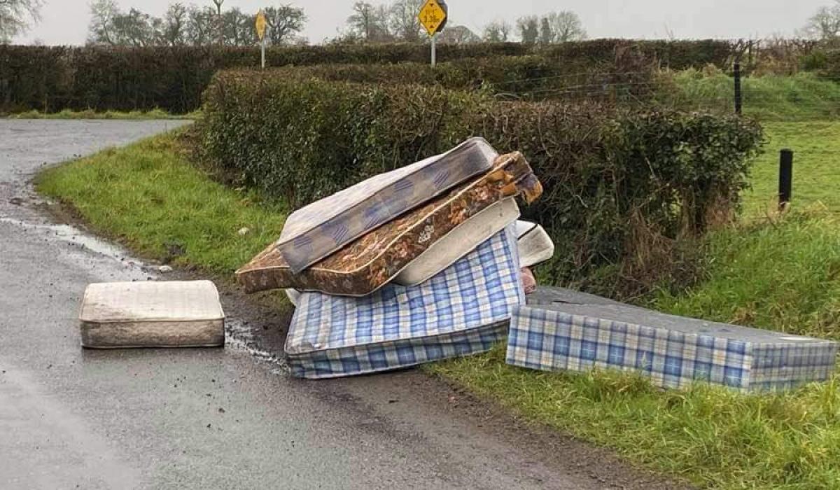 Outrage as stack of mattresses dumped near Ardagh village - Longford Live