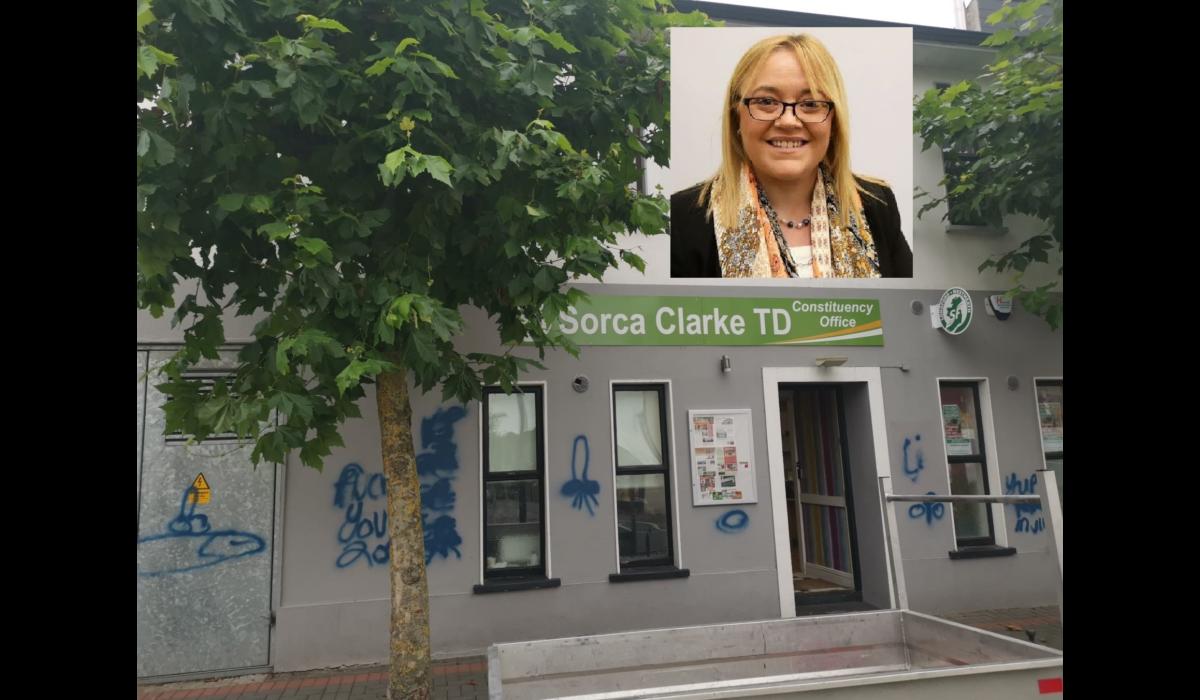 Sinn Féin TD Sorca Clarke angered by vulgar and intimidating graffiti ...