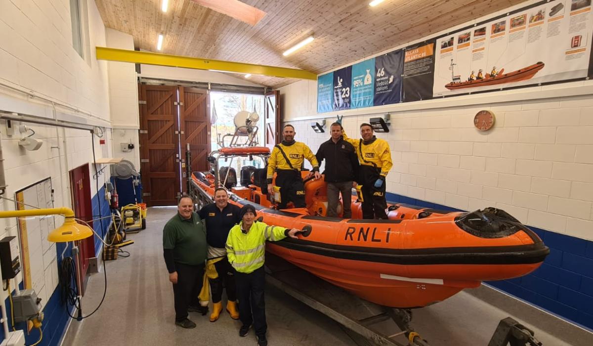 First ever launch from new Lough Ree RNLI boathouse - Longford Live