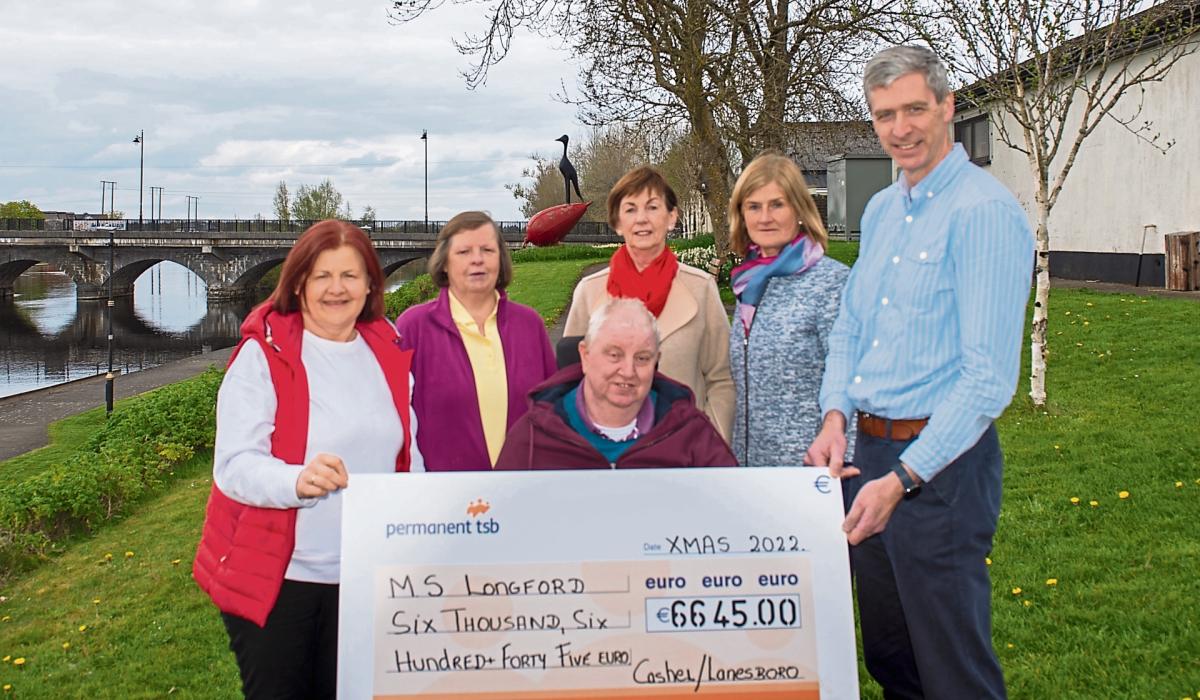 Longford fundraisers donate €6,645 from Multiple Sclerosis Christmas ...