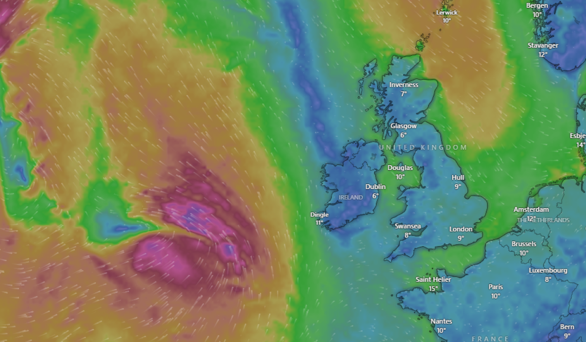 LIVE TRACKER: Hurricane Nigel latest for Ireland as Met Eireann issues ...