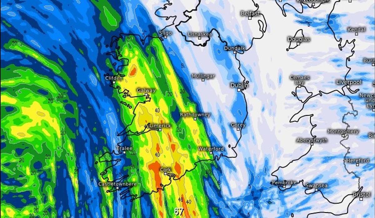 Two counties pinpointed for huge flood risk amid Met Éireann warning ...