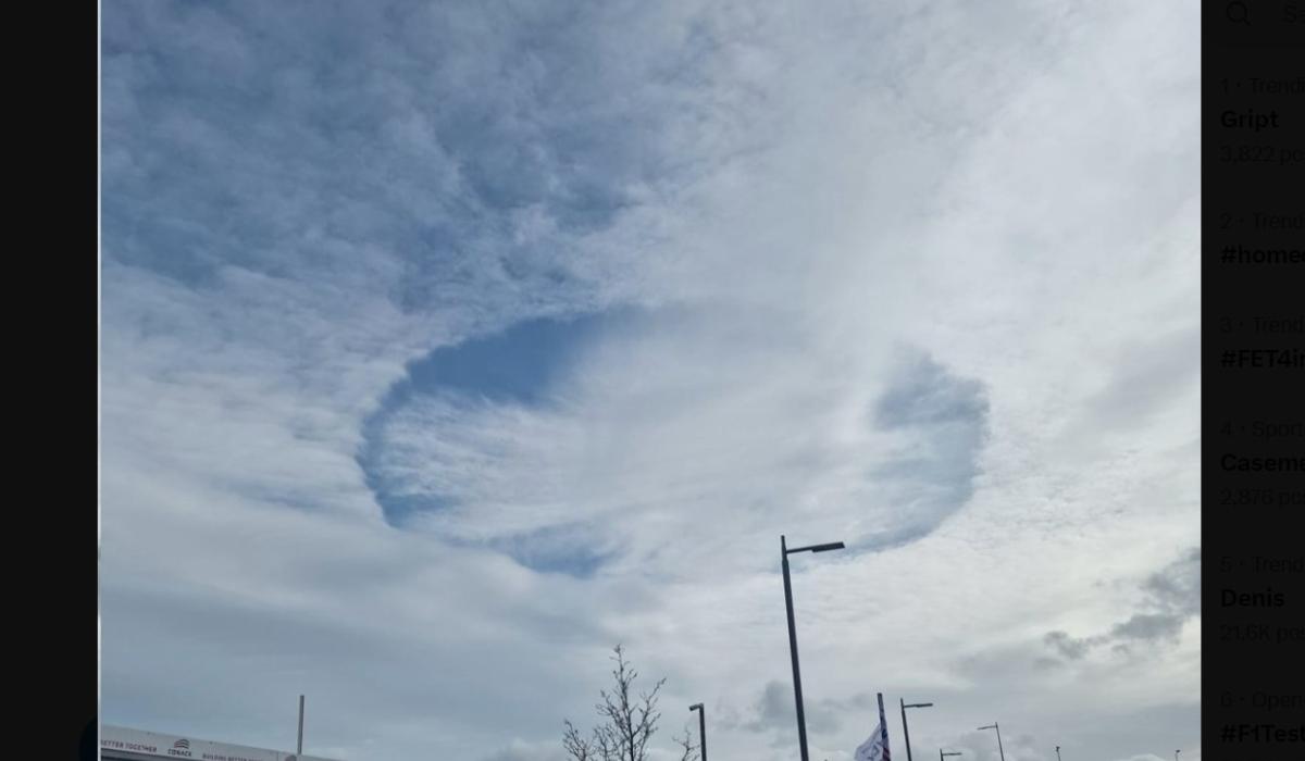 Met Éireann issue update on 'hole in the sky' amid rare weather phenomenon - Longford Live