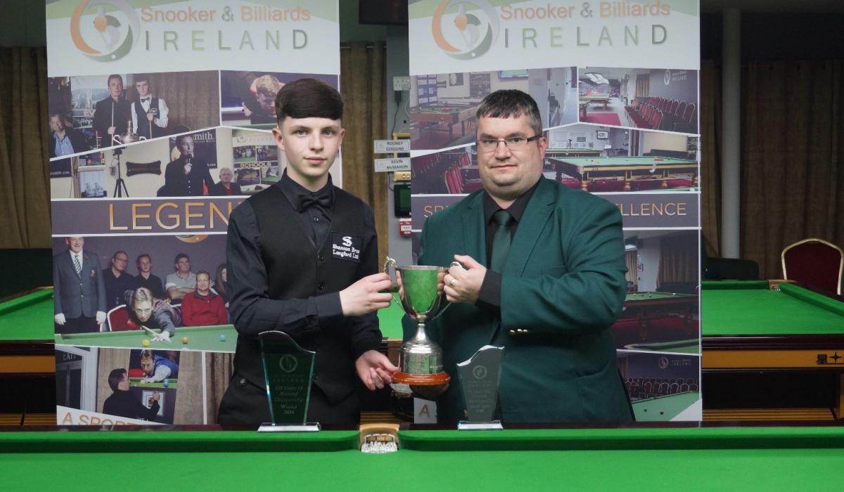 Longford snooker star Joe Shannon completes a terrific All-Ireland U-14 ...