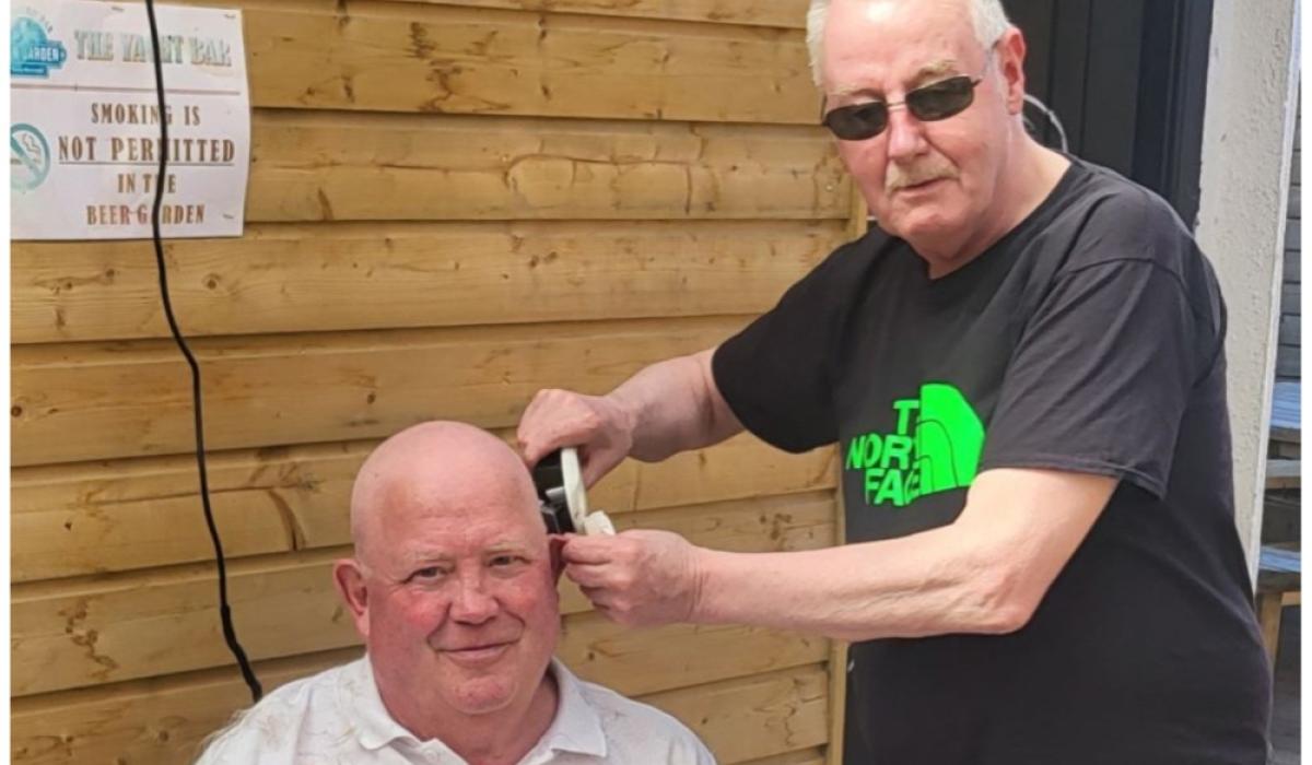 A close thing! Longford head shave in memory of Lanesboro publican Joe ...