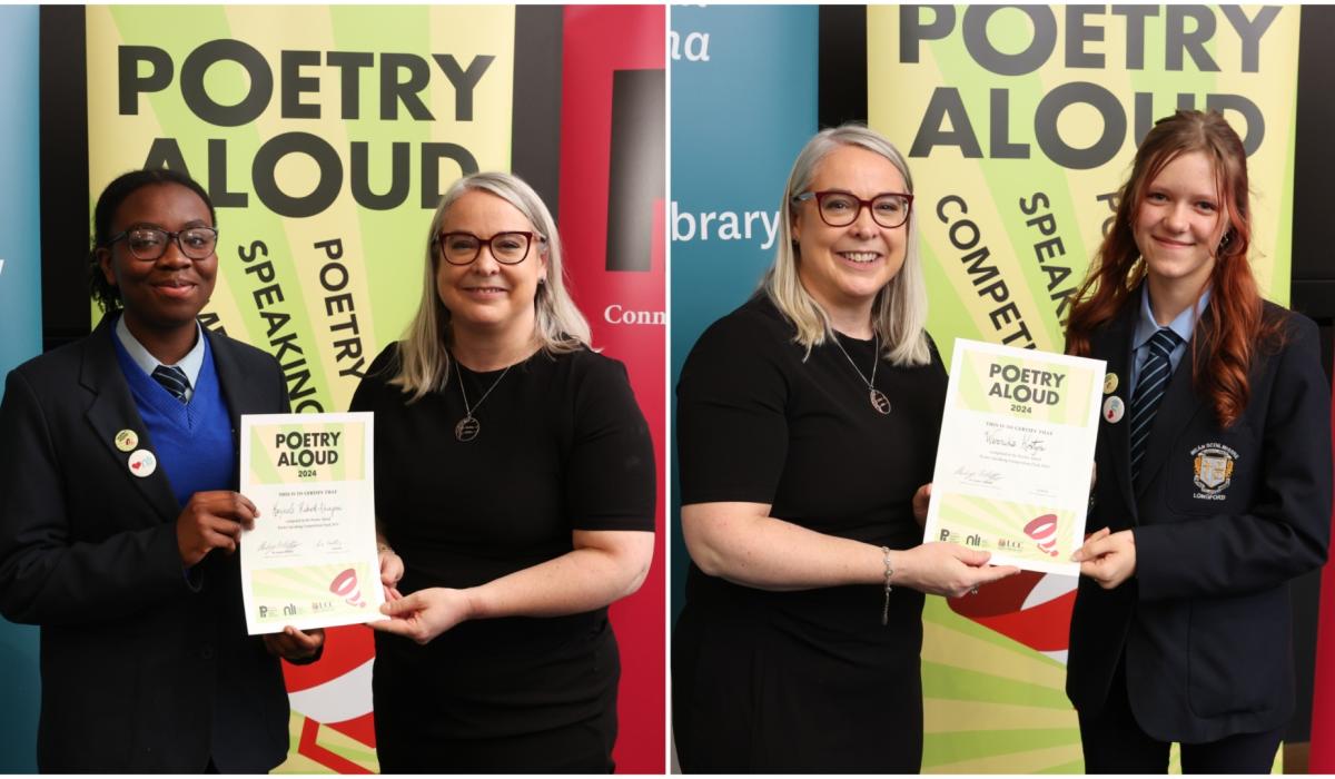Longford students among finalists of all-island ‘Poetry Aloud’ poetry ...