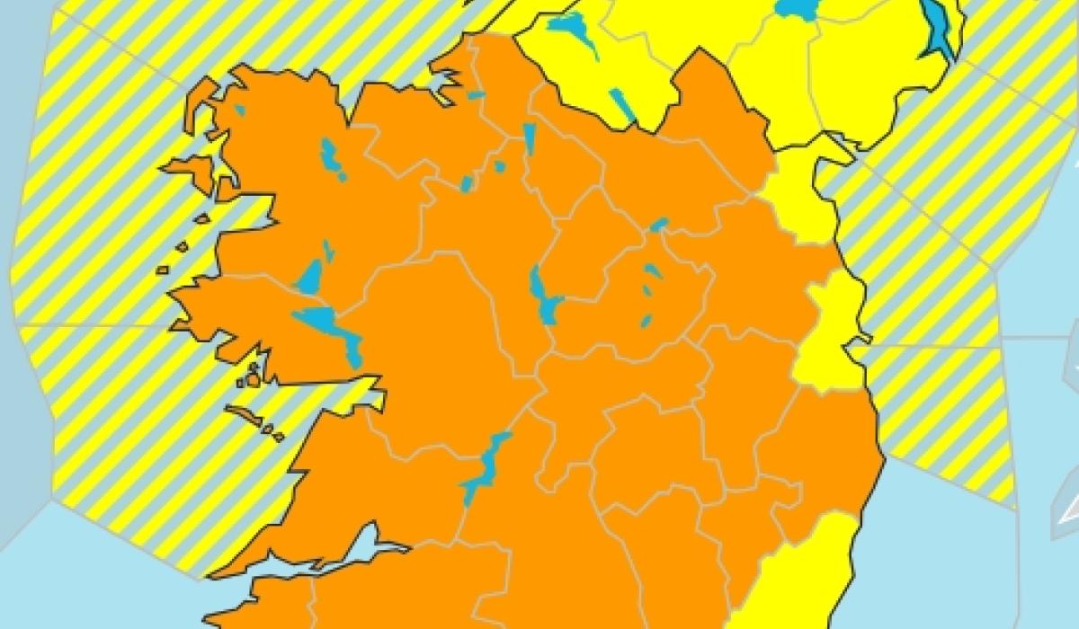 Met Eireann issues status orange warning for most of Ireland as cold ...
