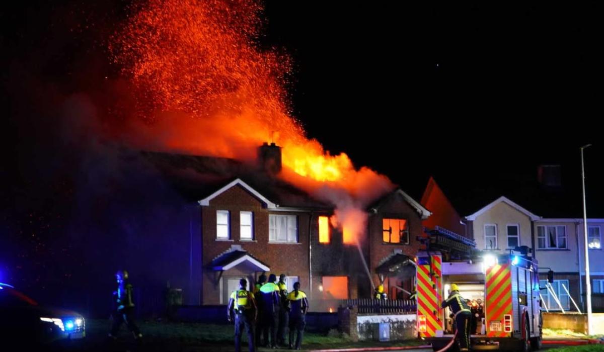 Longford emergency services tackle devastating house fire - Longford Live
