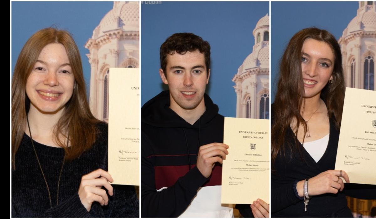 PICTURES | Longford students receive prestigious entrance awards from Trinity - Page 2 of 4 ...