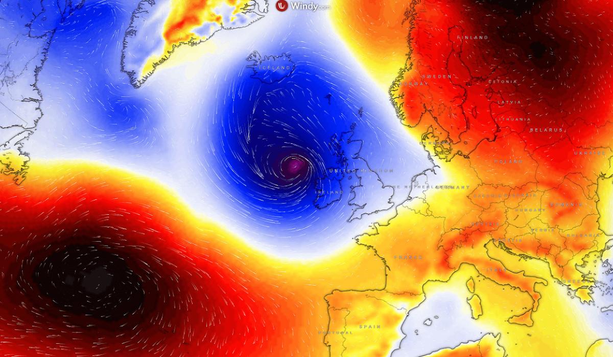 STORM TRACKER: Follow 'Storm Amy' as it bears down on Ireland amid ...