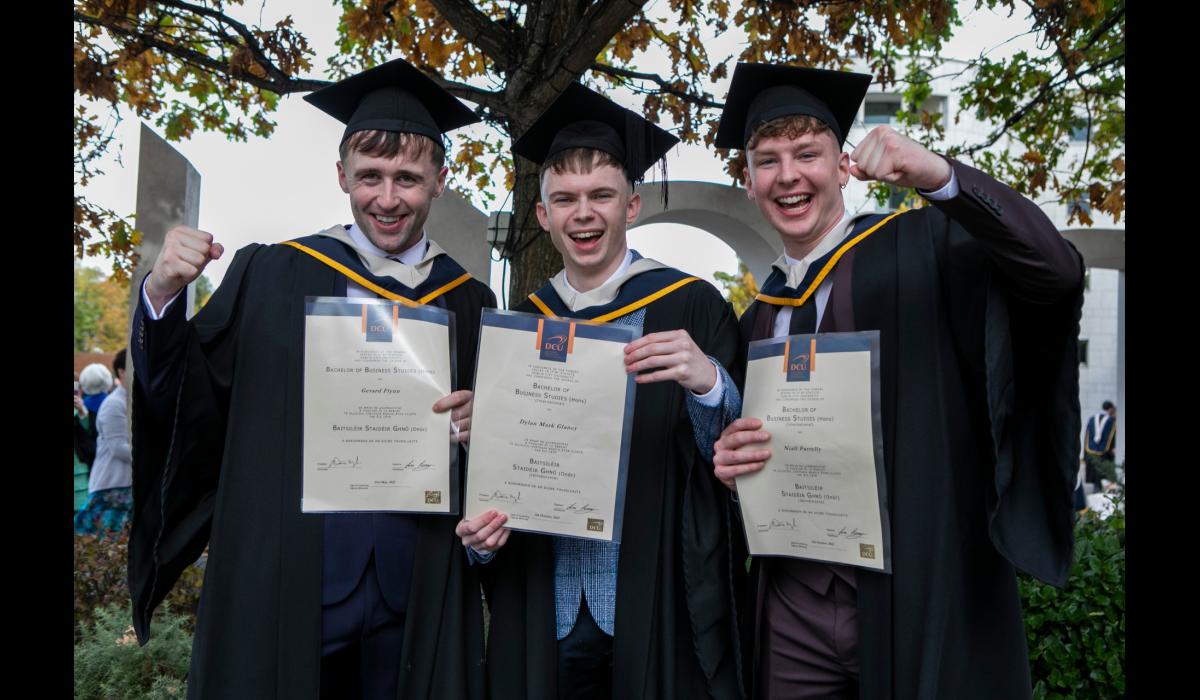 Great celebrations as Longford students graduate from Dublin City University - Longford Live