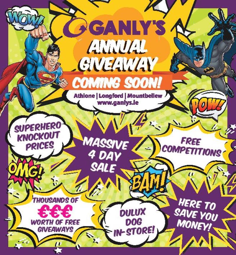 Ganly’s July giveaway - Longford Live