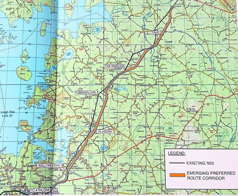 Concern over new Athlone to Ballymahon N55 route plans - Longford Live