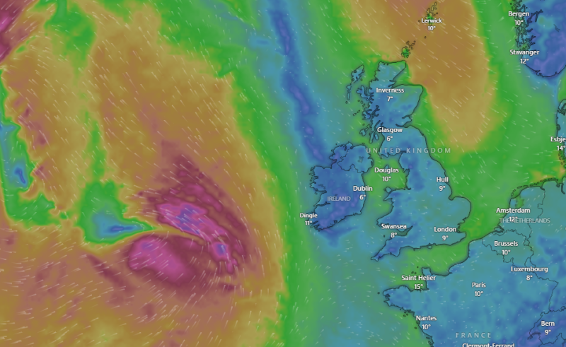 LIVE TRACKER: Hurricane Nigel latest for Ireland as Met Eireann issues ...
