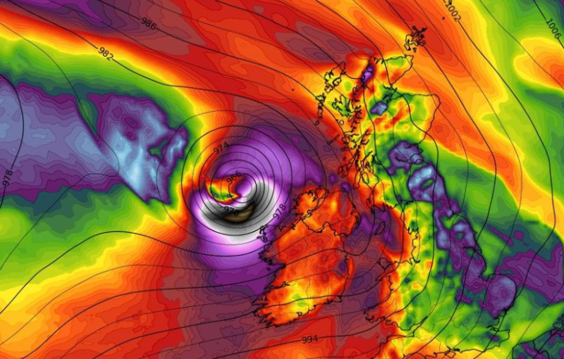 Storm Debi: Met Eireann issues STATUS RED warnings amid 'danger to life ...