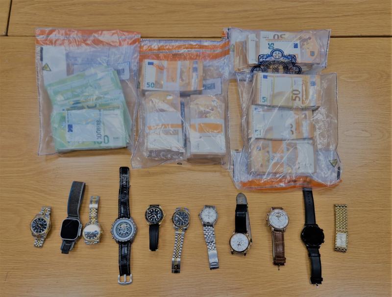 Cash, jewellery and stolen car recovered as Midlands gardaí target ...