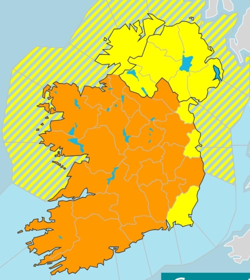 Met Eireann issues status orange warning for most of Ireland as cold ...