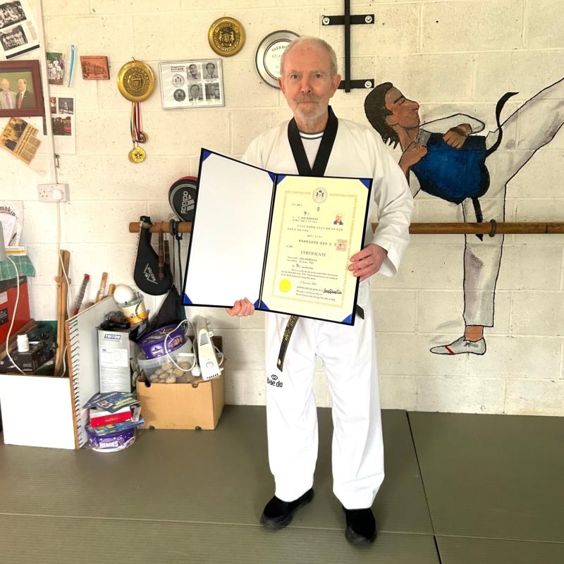 Longford’s Grand Master Jan Bartels receives 9th dan in Taekwondo ...