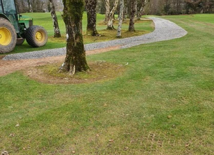 Work completed on joining buggy paths on front nine at County Longford ...