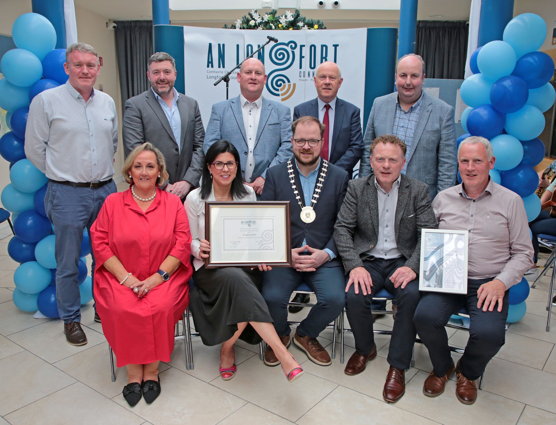 Aughnacliffe honoured for Pride of Place triumph at Longford Civic Recognition event - Longford Live