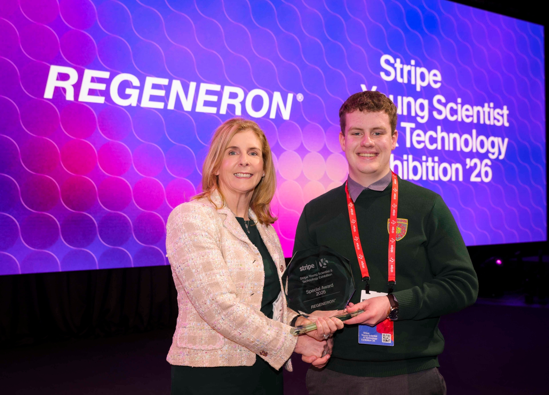 Longford student takes home a win for his invention at the Stripe Young ...